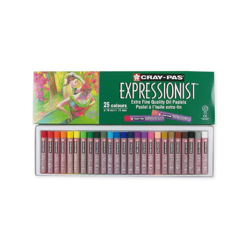 Jual Sakura Cray-Pas Expressionist Set 25 Color Oil Pastel Crayon ...