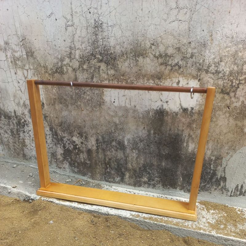 Jual Stand menu kayu with hanger A3 display A3 | Shopee Indonesia