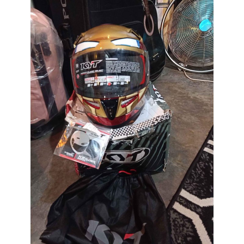 Jual helm kyt k2 rider iron man | Shopee Indonesia