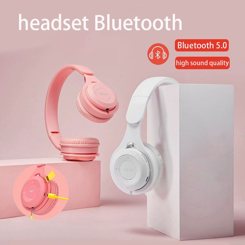 Jual Headphone Bluetooth Macaron Y08 Headset Extra Bass Stereo Wireless Gaming Earphone | Shopee ...