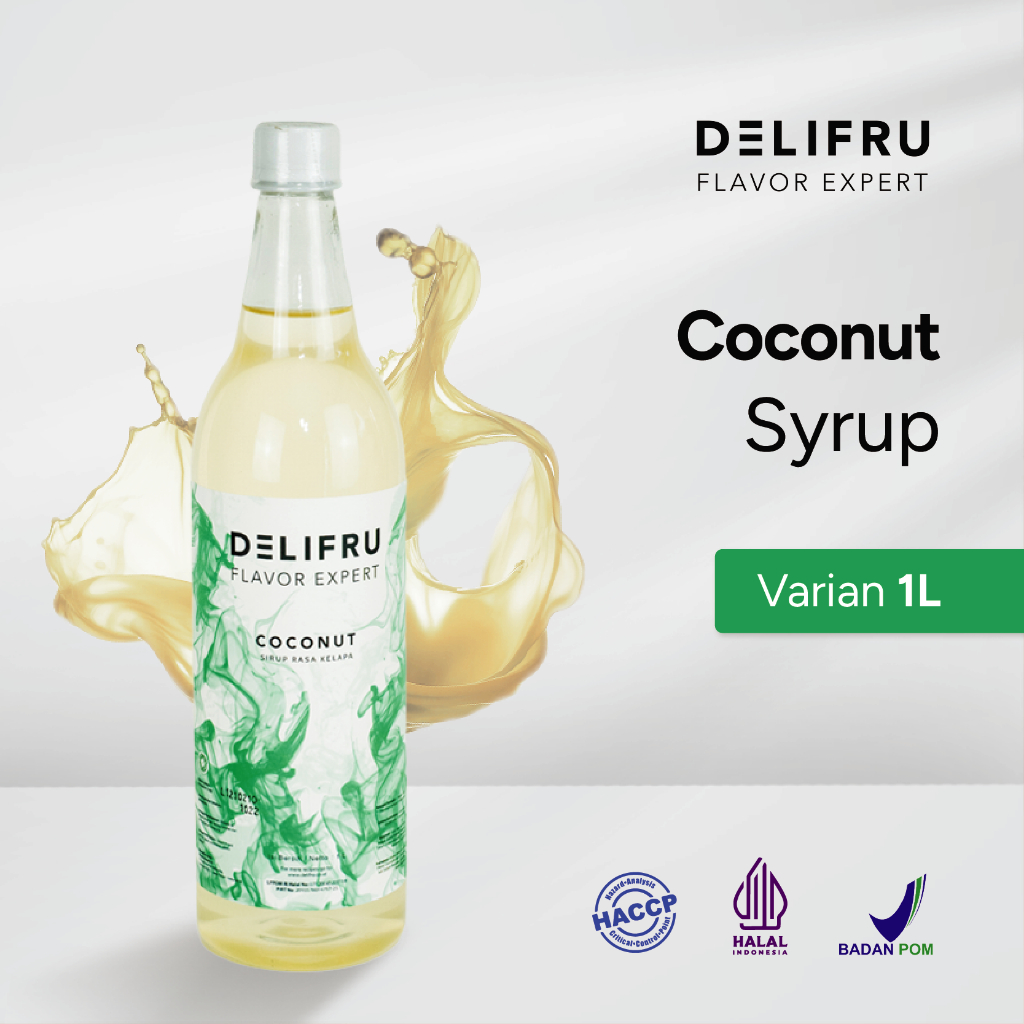 Jual Delifru Coconut Syrup 1 Liter - Sirup Kelapa | Shopee Indonesia