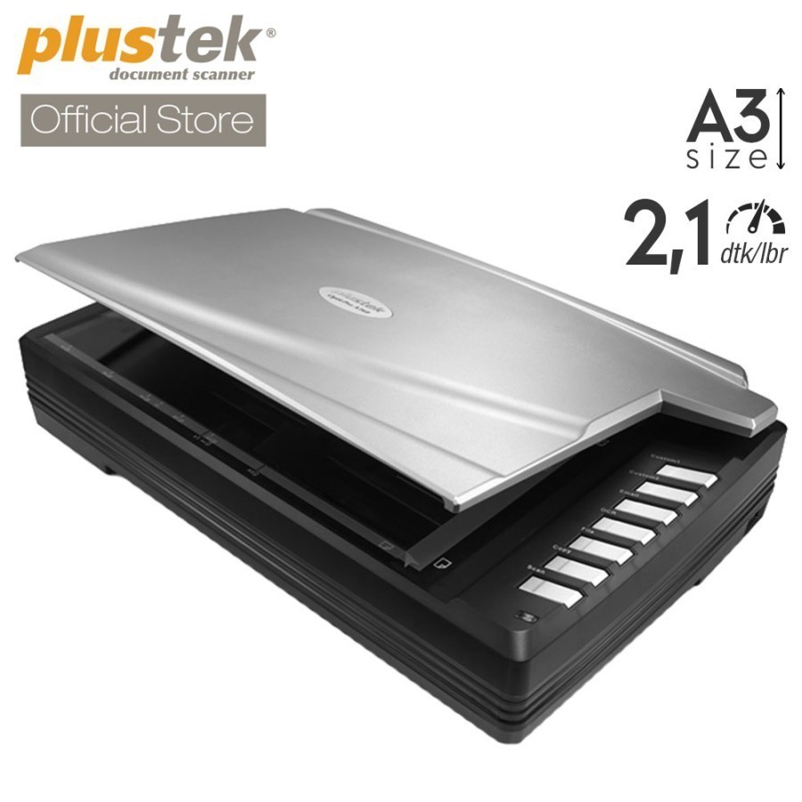 Jual PLUSTEK Scanner OpticPro A360 Plus - 1.6 Detik/Lembar (A3 ...
