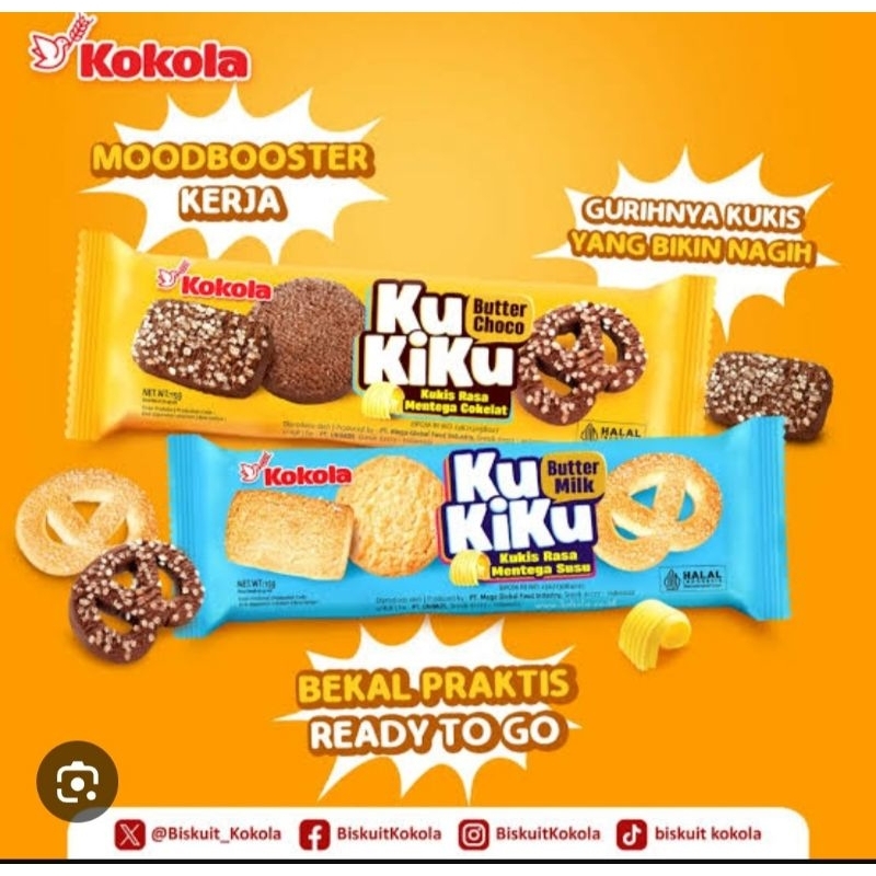 Jual kukiku kokola 15 gr ( 1pack isi 12 pcs )bonus 1 pcs | Shopee Indonesia