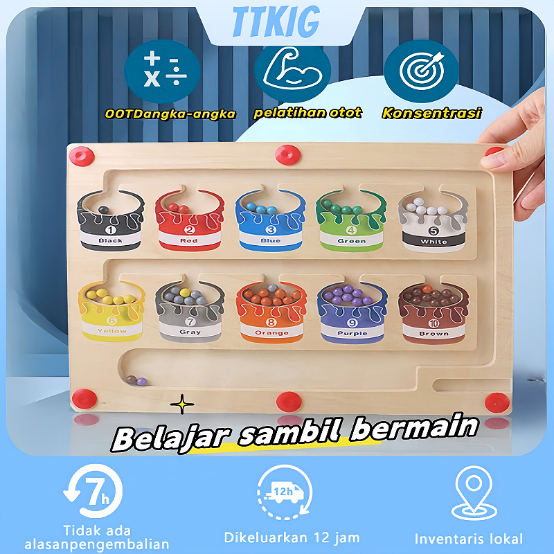 Jual Mainan Sortir Warna / Labirin Klasifikasi Warna /Color ...