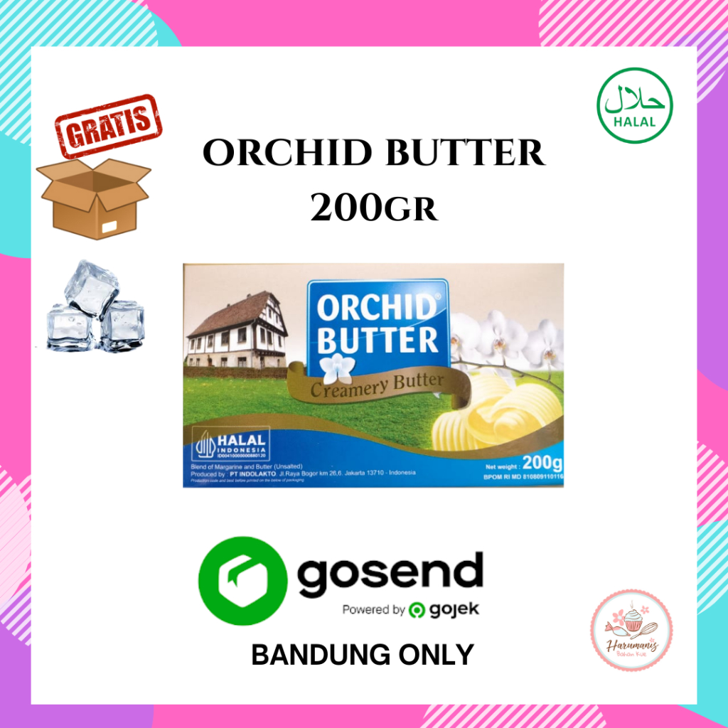 Jual Orchid Unsalted Butter 200gr | Shopee Indonesia