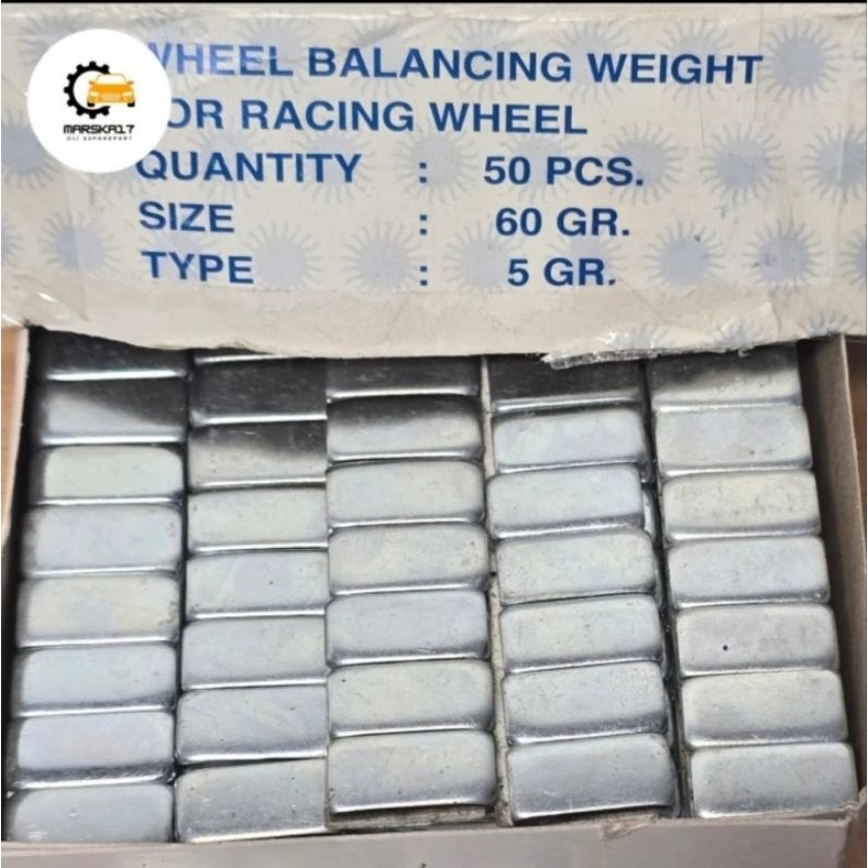 Jual Timah atau Besi Pemberat untuk Balance ( Spooring ) Roda Ban Harga ...