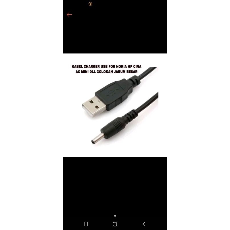 Jual kabel charger hp Nokia kipas portable dan gameboy hp china ...