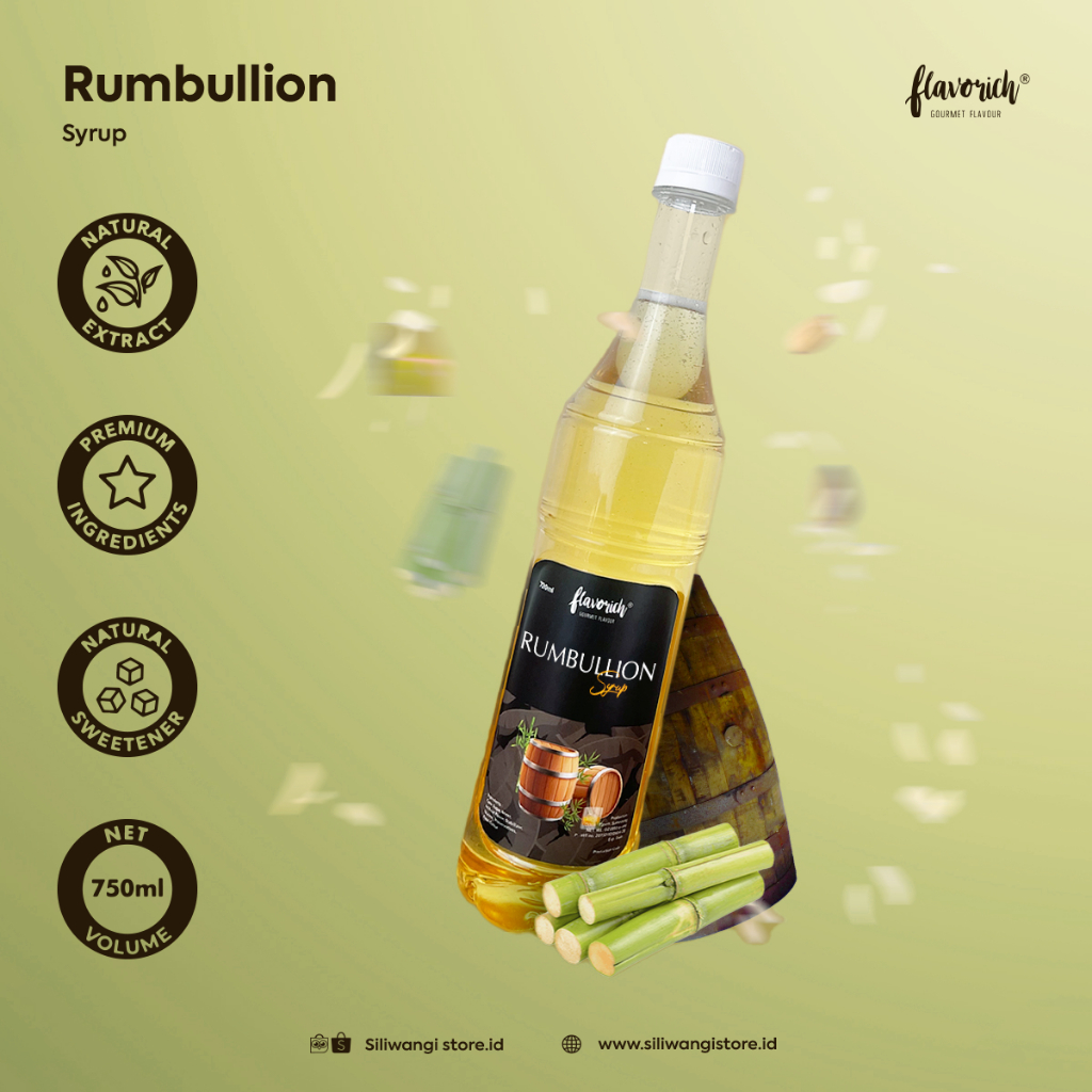 Jual Flavorich Rumbullion Gourmet Syrup 750 ml - Sirup Rasa Rumbullion ...