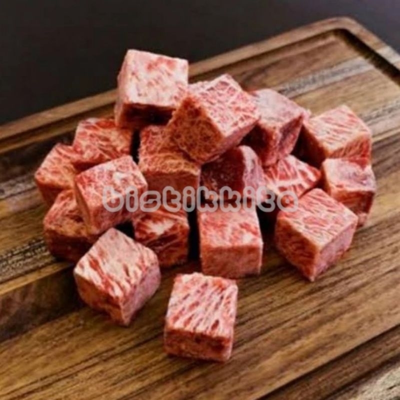 Jual Daging Sapi Saikoro Beef Wagyu Meltique 1kg Grade B | Shopee Indonesia