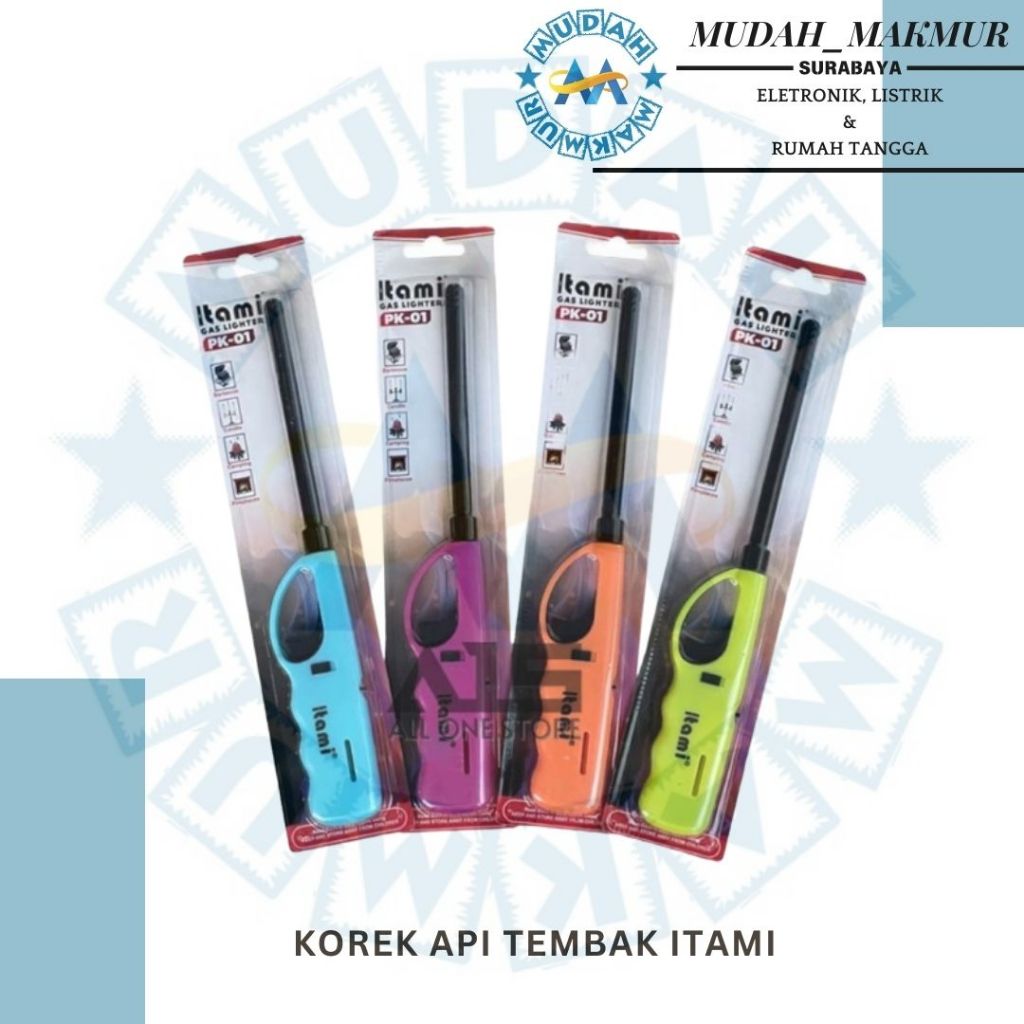 Jual KOREK API TEMBAK / GAS LIGHTER / PEMANTIK API (ITAMI DAN CAISAR ...