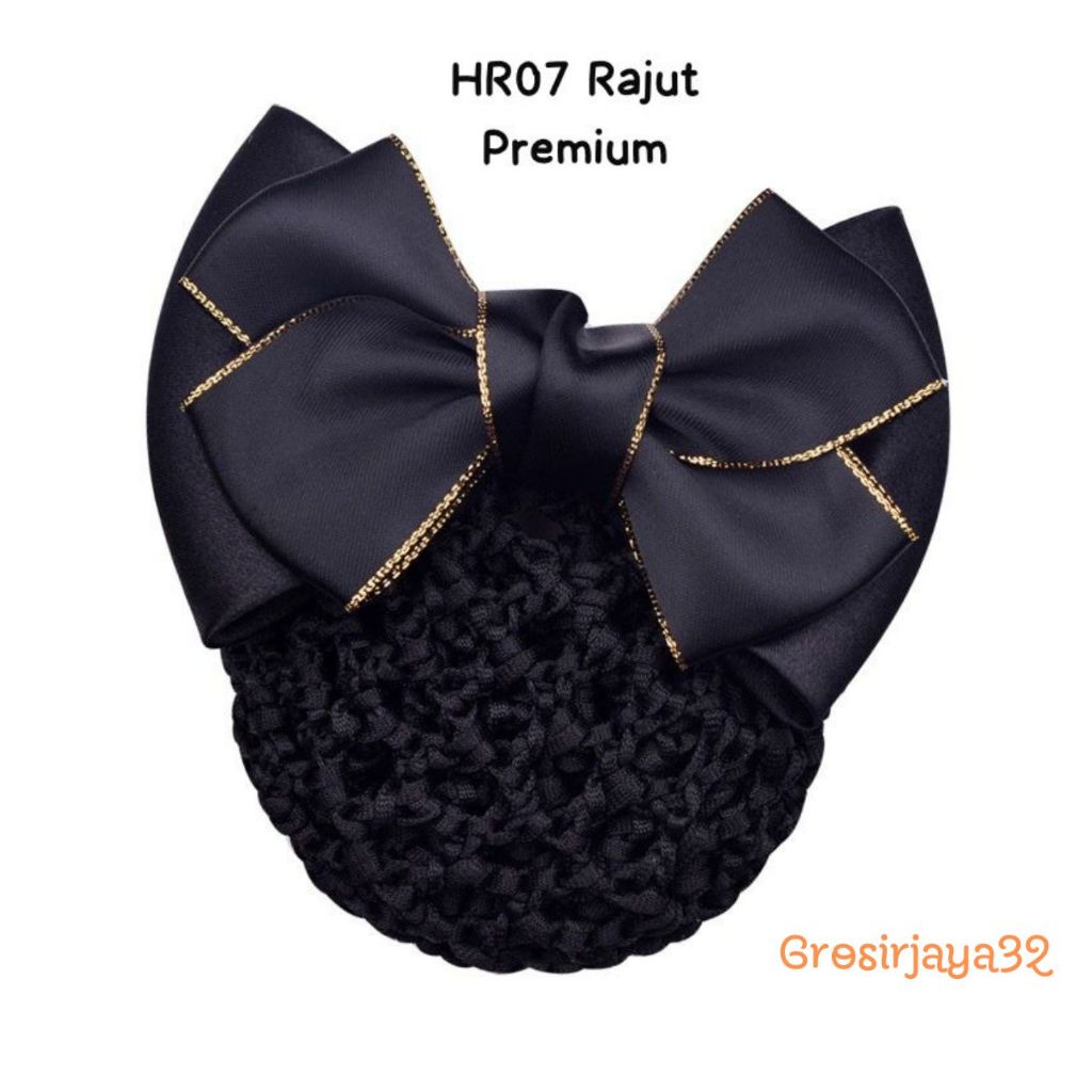 Jual Harnet Rambut HR Repitan Cepol Pita Korea Jaring Sanggul Polos ...
