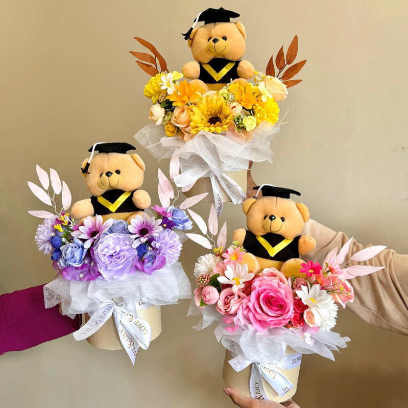 Jual [READY] Graduation Flower Box - Buket bunga wisuda gift akrilik ...