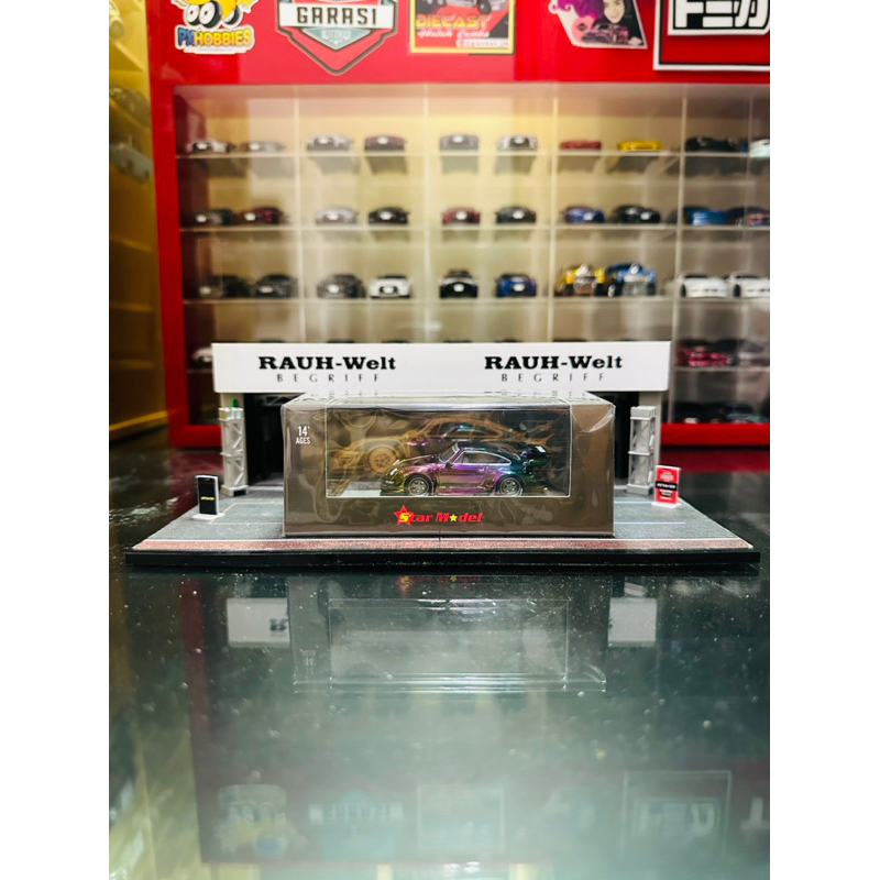 Jual Star Model 1:64 RWB 993 Chrome Gradient Purple Green | Shopee ...