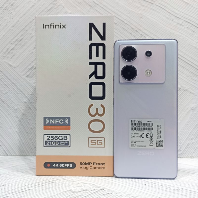 Jual Infinix Zero 30 5G 12/256 GB Handphone Second Bekas Fullset | Shopee Indonesia