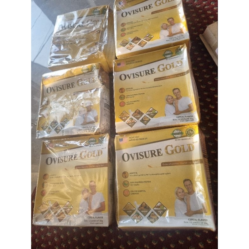 Jual Ovisure Gold Milk plus balanced nutrion box 12 pack (box penyok ...