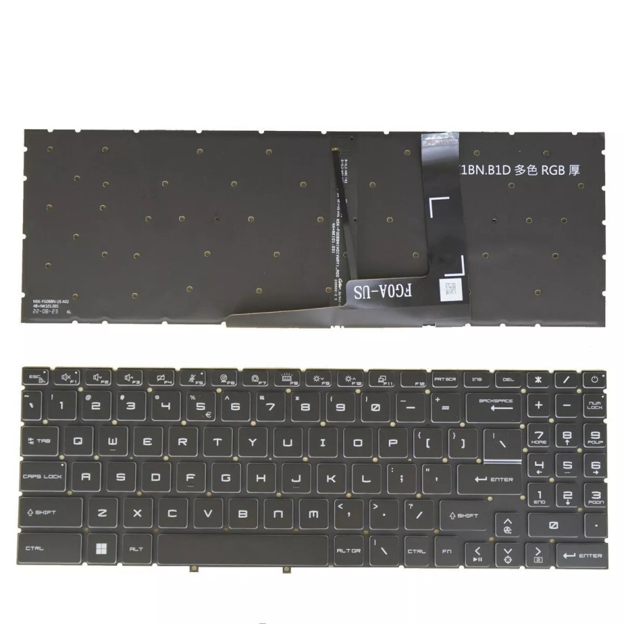 Jual Keyboard MSI KATANA GF66 GF76 PULSE GL66 GL76 MS-1581 MS-1582 MS-17L1 MS-17H3 ORIGINAL ...