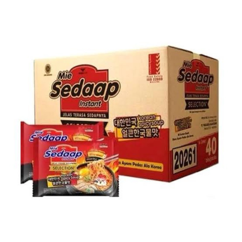 Jual Mie Sedaap Selection Korean Spicy Soup | Shopee Indonesia