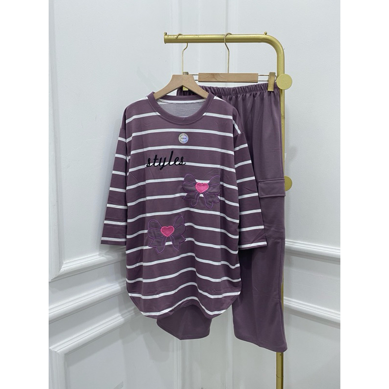 Jual STELAN KNIT SETCEL MURAH CARGO MOTIF JUMBO HALUS LEMBUT XXL KARET ...