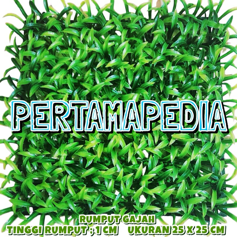 Jual (SILAHKAN DIPILIH) RUMPUT HIJAU FULL UKURAN 25X25 CM/ RUMPUT ...