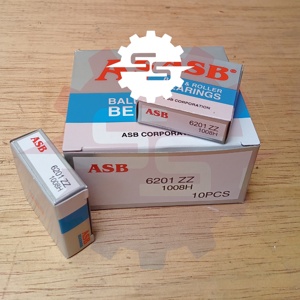 Jual Bearing/Laher/laker 6201 zz 6201z ASB (ISI 10PCS) | Shopee Indonesia