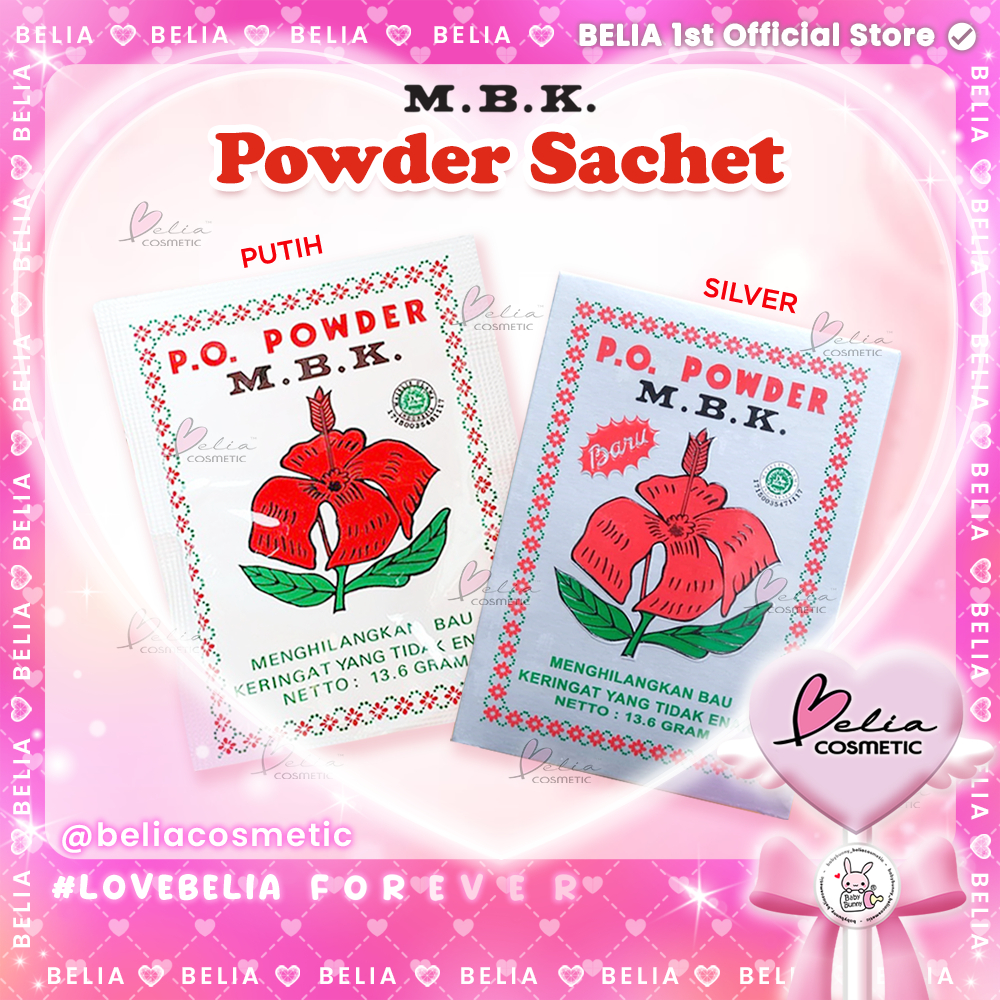 Jual BELIA MBK Bedak Sachet/Ecer Series 13.6 gr | Silver | Putih ...