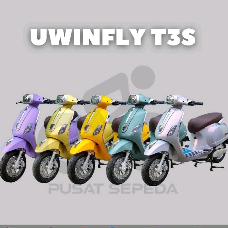 Jual NEW MOTOR LISTRIK U-WINFLY UWINFLY T3S | Shopee Indonesia