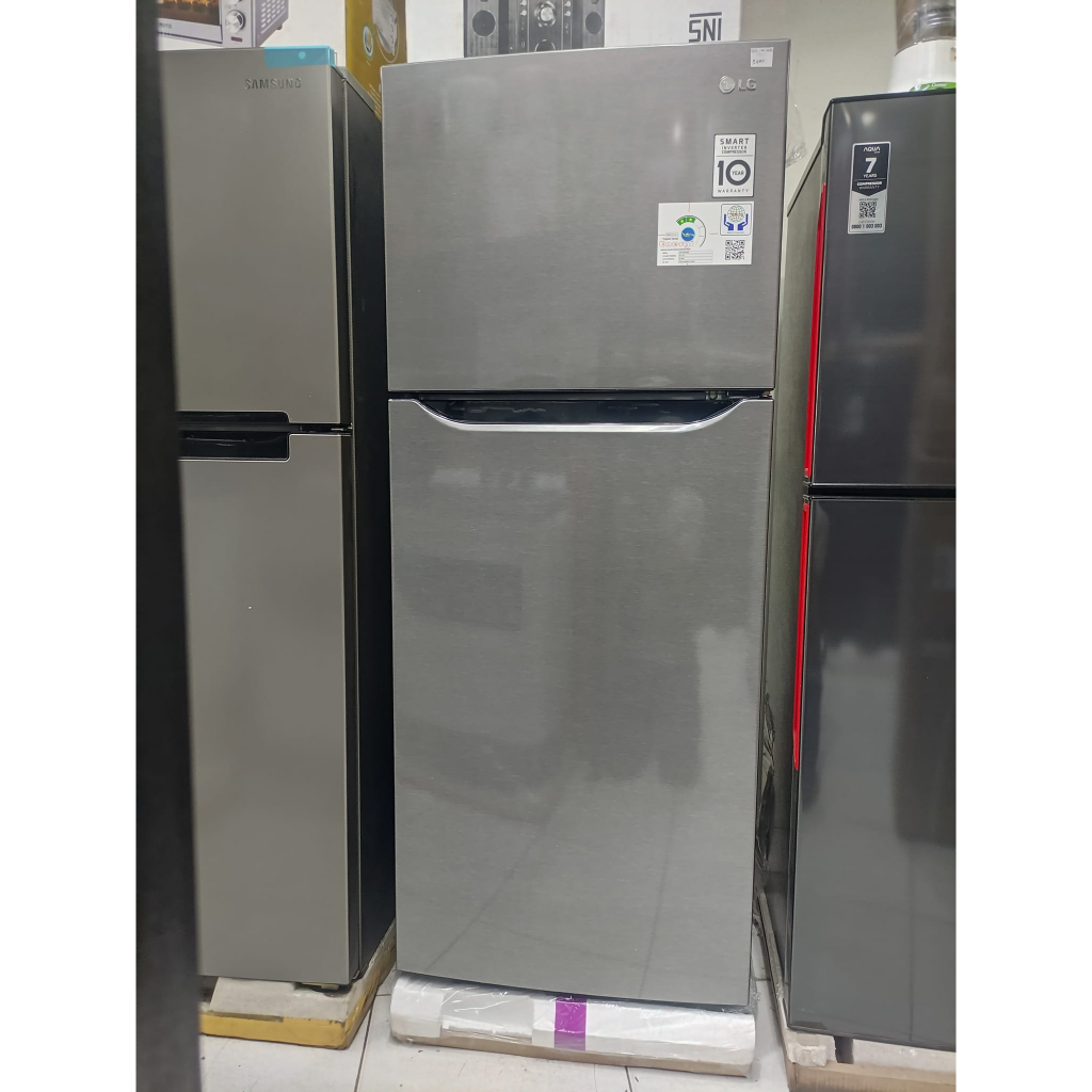 Jual Kulkas LG 2 pintu Smart Inverter 202L GN-B202SQIB Khusus Bandung ...