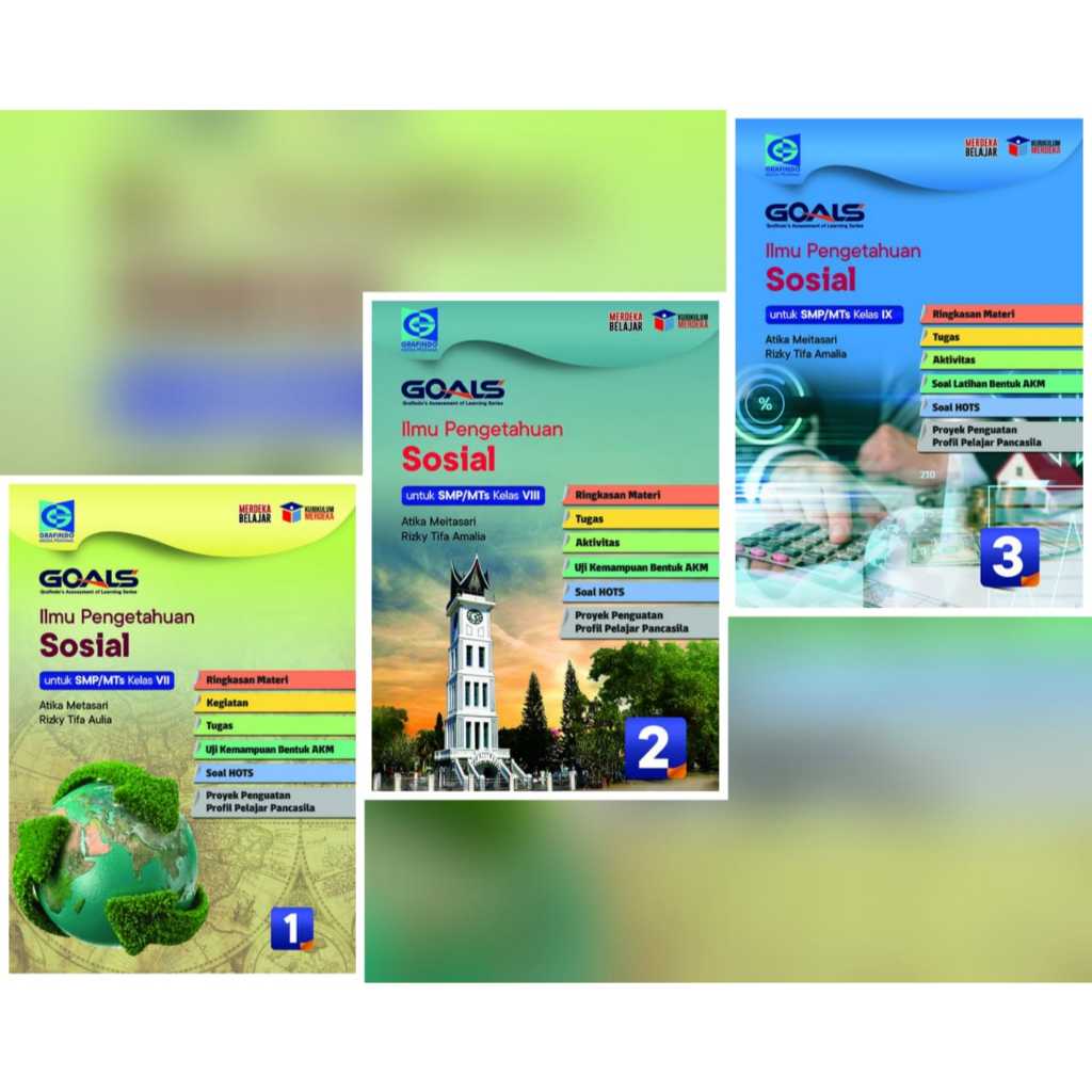 Jual GOALS IPS untuk SMP kelas 7,8,9 Merdeka Grafindo | Shopee Indonesia