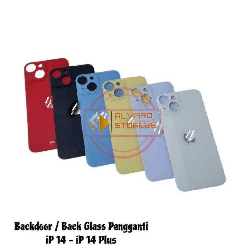 Jual BACK BELAKANG BACKDOOR BACKCOVER BACK GLASS PENGGANTI IP14 / 14 ...