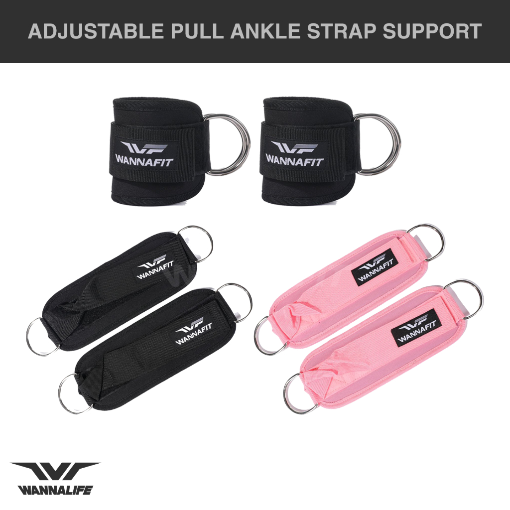 Jual Adjustable D-Ring Pull Ankle Strap Support Wannalife | Ankel Wrist ...