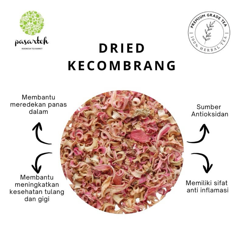 Jual [ pasarteh ] Bunga Kecombrang Kering I Dried Kecombrang | Honje ...