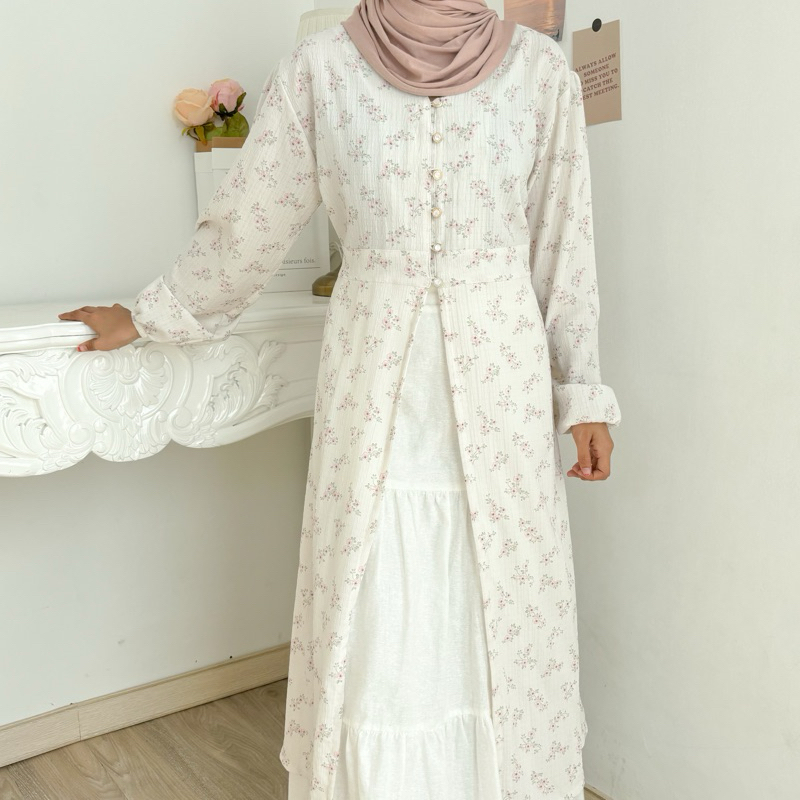 Jual Ghamara • SHOYA TUNIK MOTIF | blouse bunga | atasan floral ...