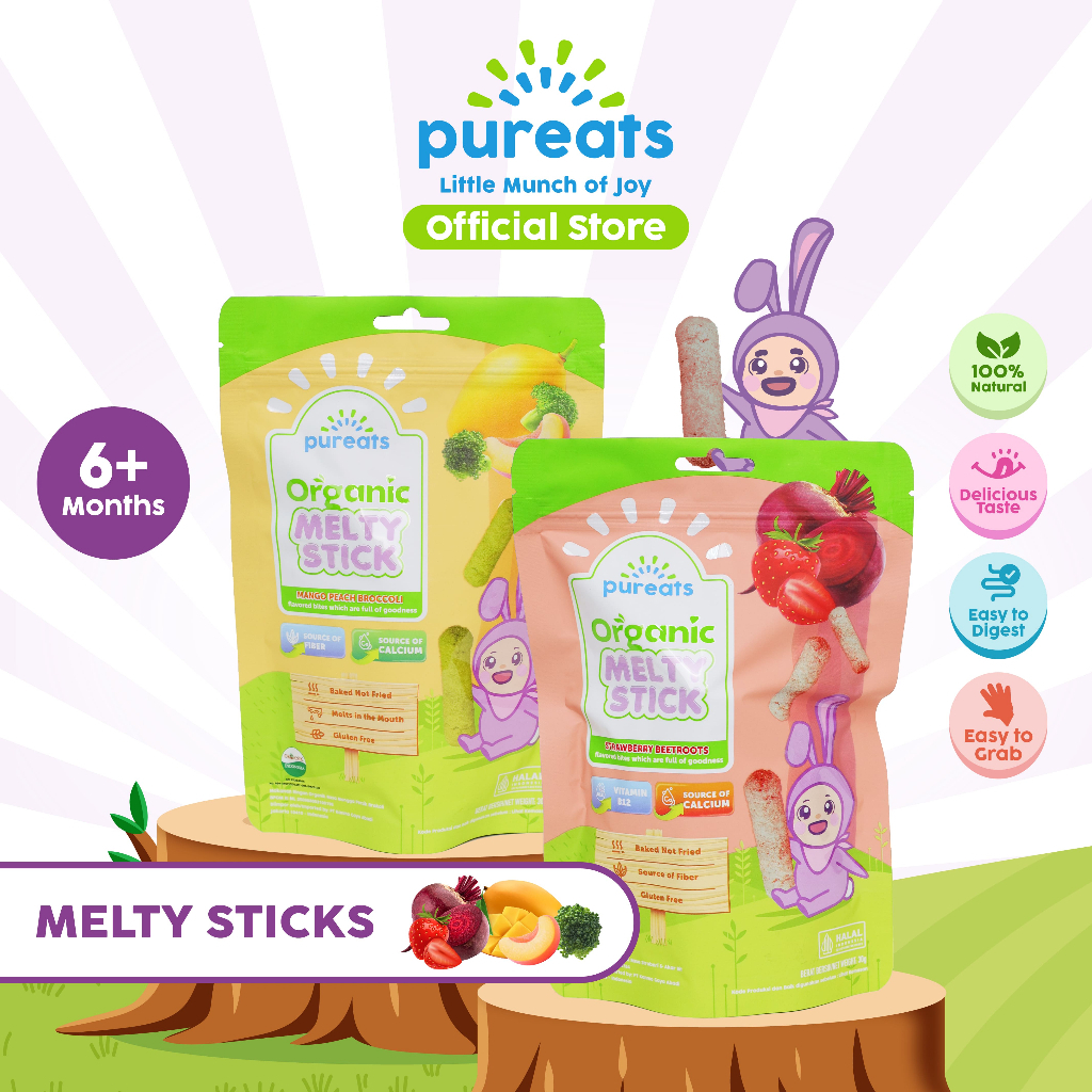 Jual Pureats Melty Stick Pureats Freeze Dried Fruits - Snack Buah ...