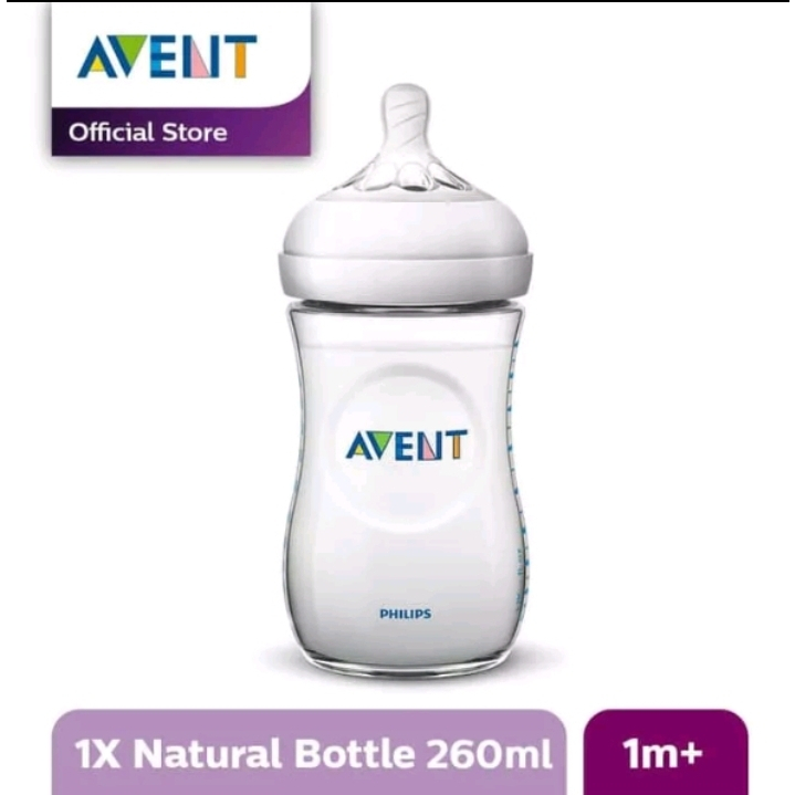 Jual Botol Susu Avent Natural 260ml Botol Susu Avent wide neck wideneck ...