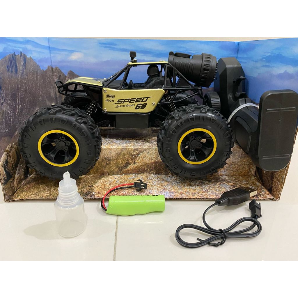 Jual Mobil Remot Control Besar Mainan Spray Offroad Alloy Climbing Car RC Rock Crawler Off-road ...