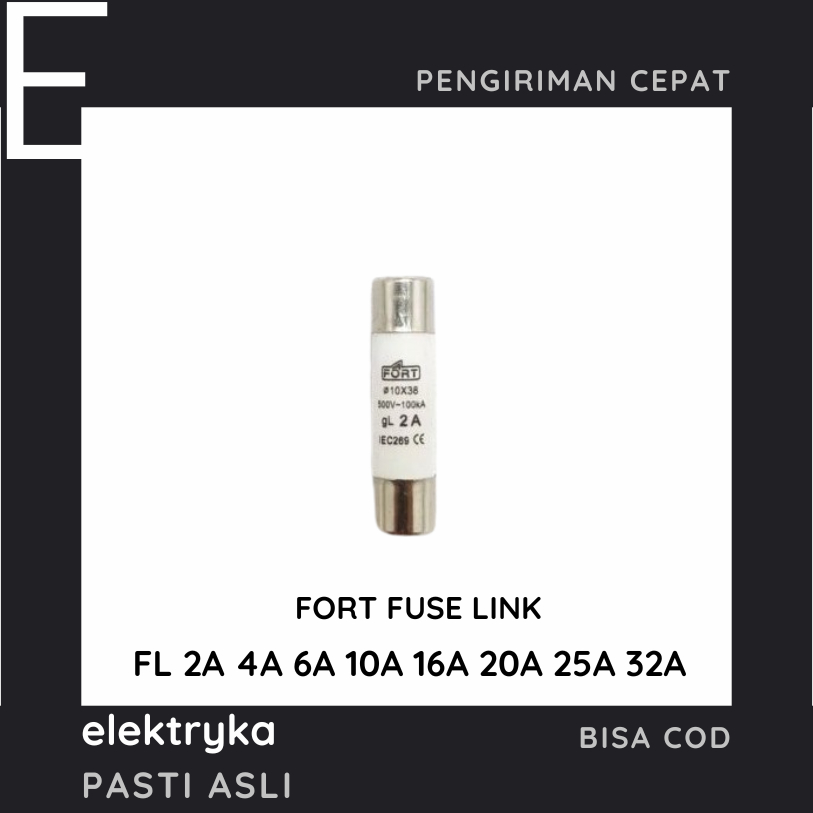 Jual FORT Fuse Link 2A 4A 6A 10A 16A 20A 25A 32A | Shopee Indonesia