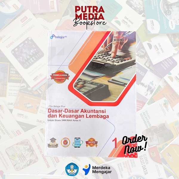 Jual BUKU KUMER: Dasar-Dasar Akuntansi dan Keuangan Lembaga (AKL) untuk SMK/MAK Kelas X (Belajar ...