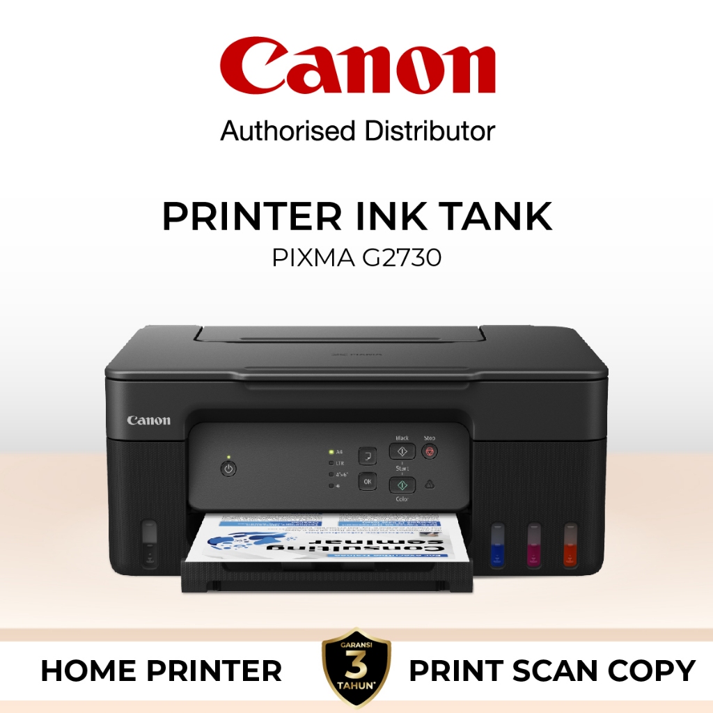 Jual Printer Ink Tank CANON PIXMA G2730 BLACK - Print Scan Copy ...