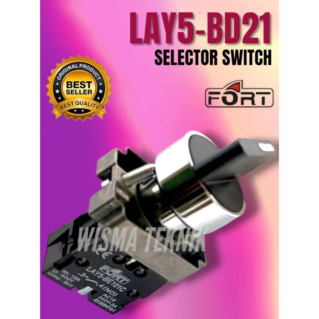 Jual Selector Switch 2 Posisi FORT LAY5-BD21 | Shopee Indonesia
