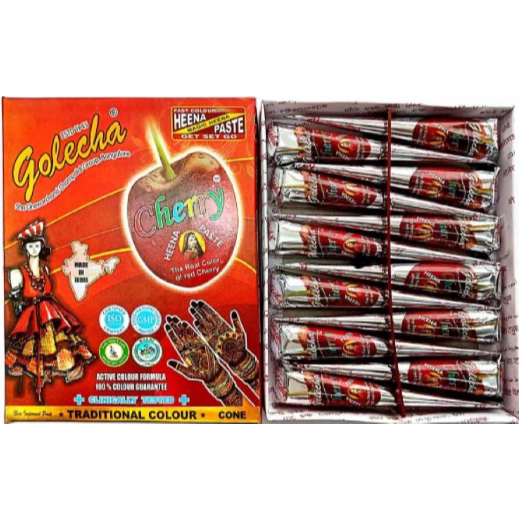 Jual Golecha Cherry Henna Paste Halal Ecer | Shopee Indonesia