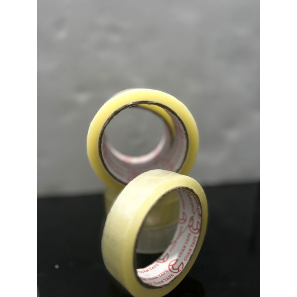 Jual Lakban Bening 24mm | Solasi 24mm | Lakban 1 inch | Cuan Tape ...