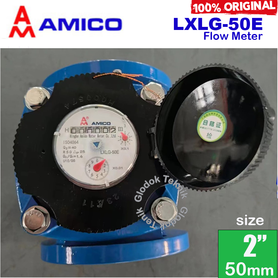 Jual Water Meter 2 inch Amico LXLG 50E - Meteran Air - Flow Meter | Shopee Indonesia