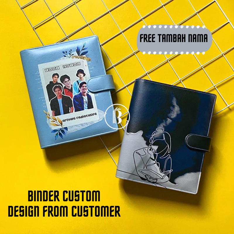Jual Binder CUSTOM DESAIN SENDIRI Premium Quality FREE Tambah Nama ...