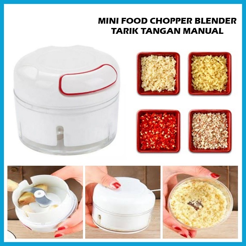Jual Blender Tangan Mini Speedy Chopper Tarik Penghancur Gilingan Bumbu ...