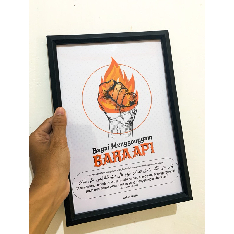 Jual Poster Nasehat Bara Api | Shopee Indonesia