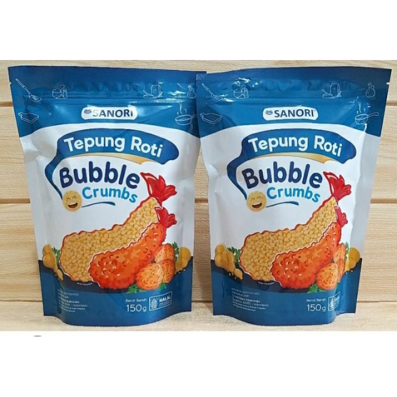 Jual Sanori Bubble Crumbs 150gr kemasan fresh pack Tepung roti nugget ...