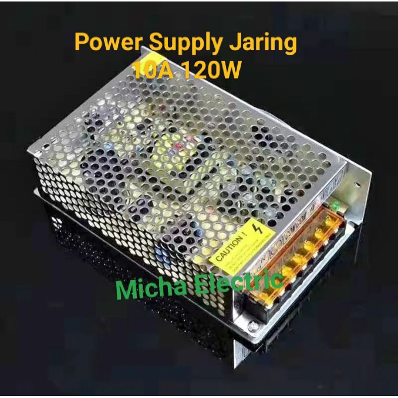 Jual Power Supply Jaring 12V 10A 120W Indoor/ Trafo Adaptor 12V 10A 120W Indoor | Shopee Indonesia