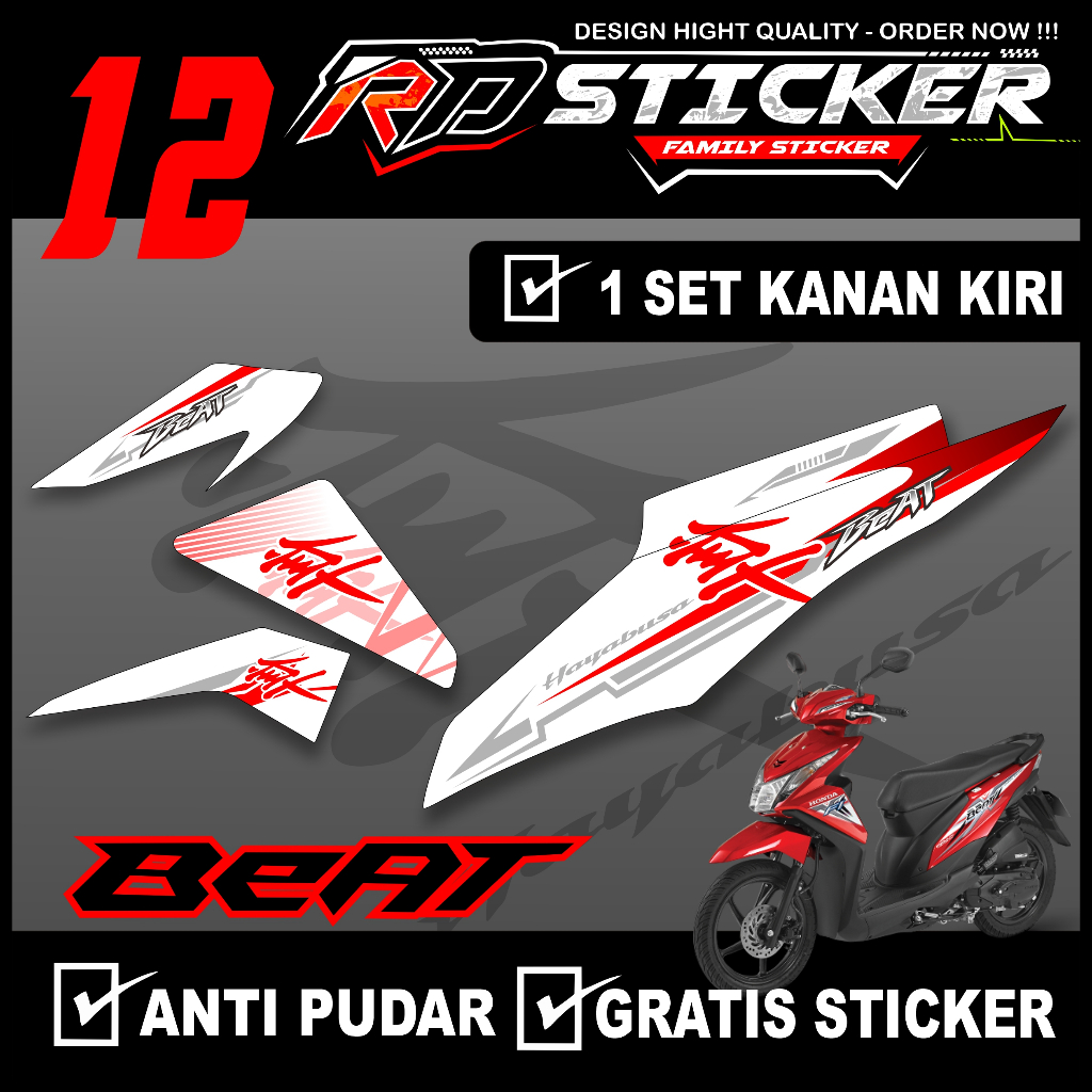 Jual striping beat fi Hayabusa Murah - stiker beat fi - striping beat ...