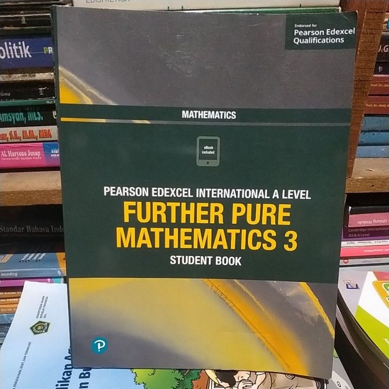Jual BUKU EDEXCEL INTERNASIONAL A LEVEL FURTHER PURE MATHEMATICS 3 ...
