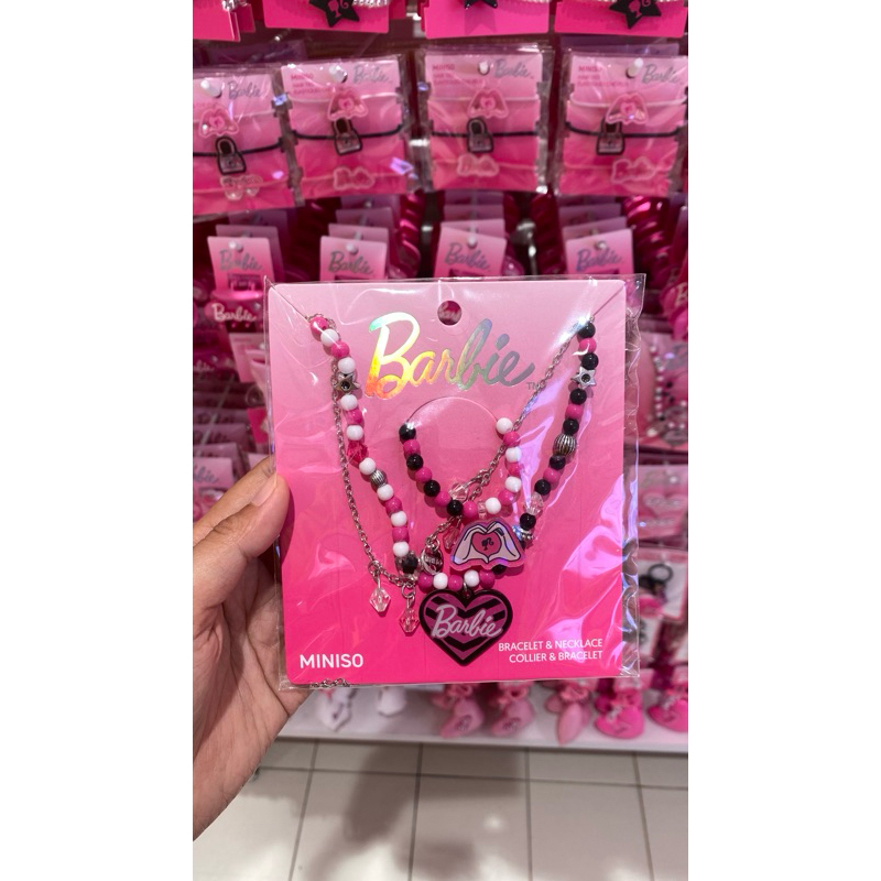 Jual Miniso x Barbie!! Bracelet Necklace Gelang Kalung Barbie | Shopee ...